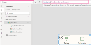 Building a Menu Component in Power Apps - Platforms of Power