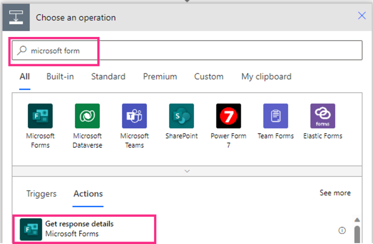 Saving a Microsoft Form Response with Power Automate - Platforms of Power