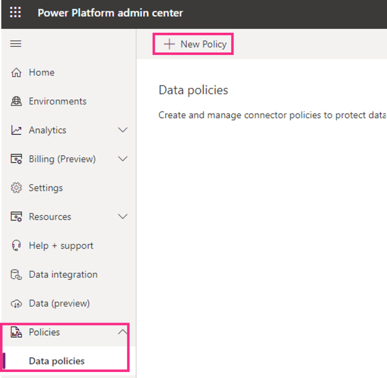 How To Create a Power Platform DLP Policy - Platforms of Power
