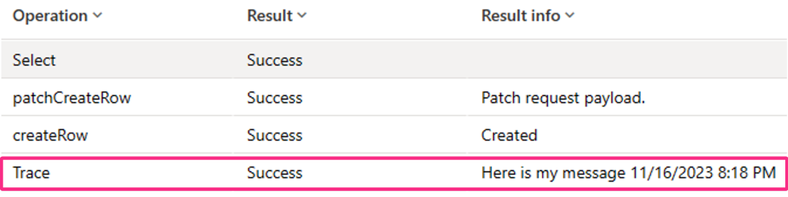 Using The Trace Function In Power Apps - Platforms of Power