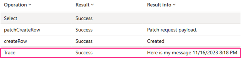 Using The Trace Function In Power Apps - Platforms of Power