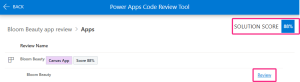 Power Apps Code Review Tool - Platforms of Power