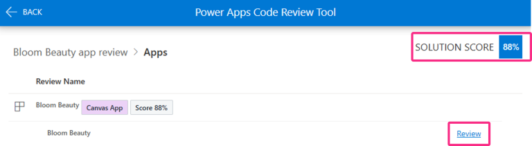 Power Apps Code Review Tool - Platforms of Power
