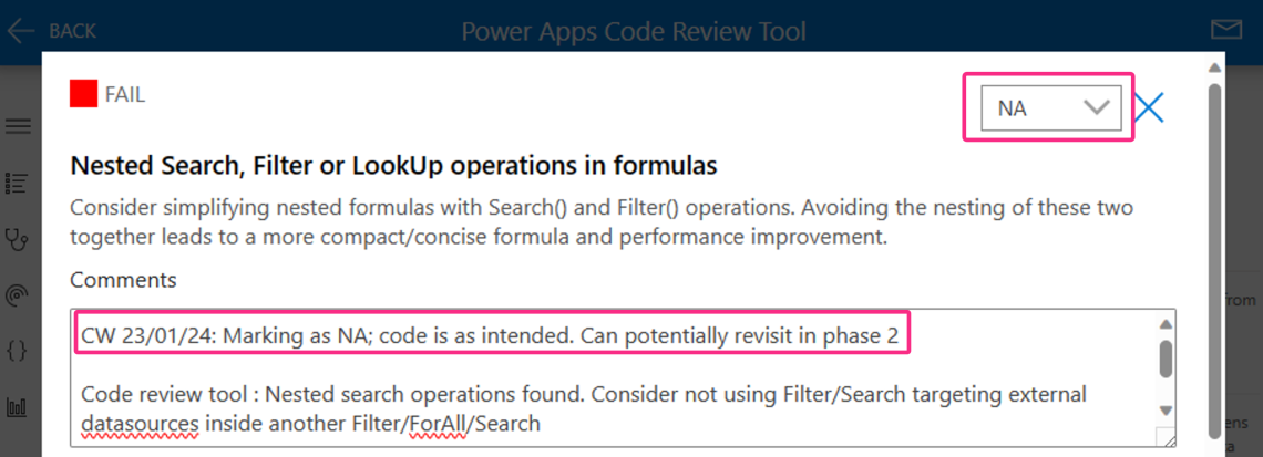 Power Apps Code Review Tool - Platforms of Power