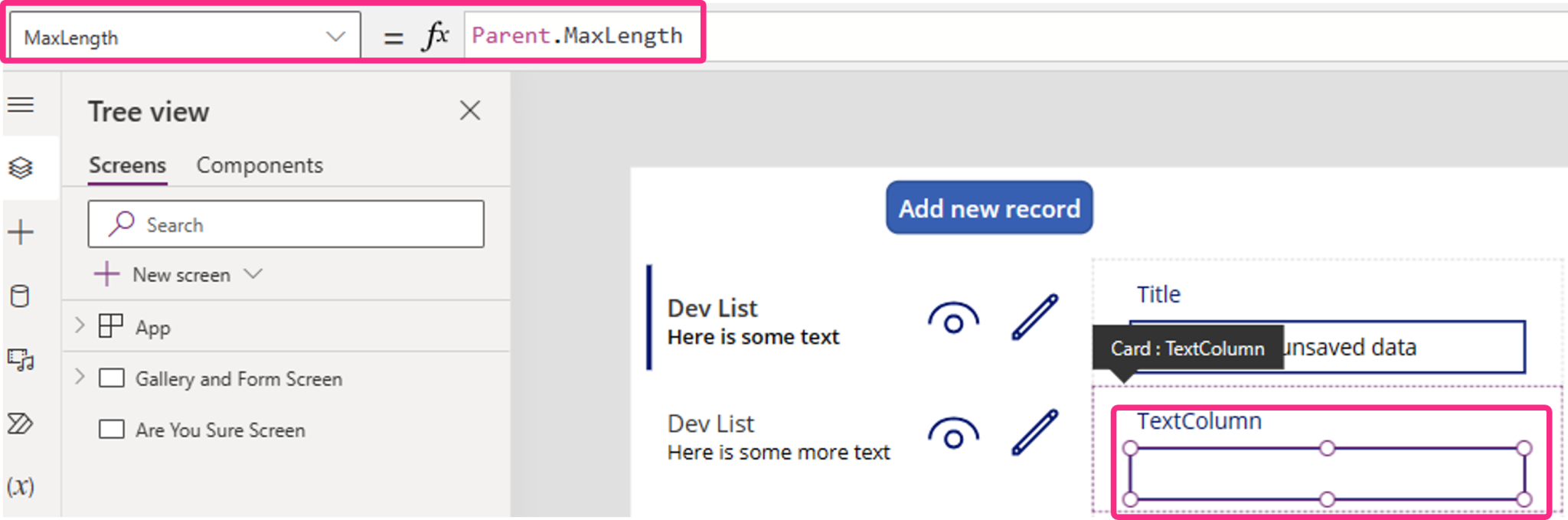Working With Form Controls In Power Apps - Platforms of Power